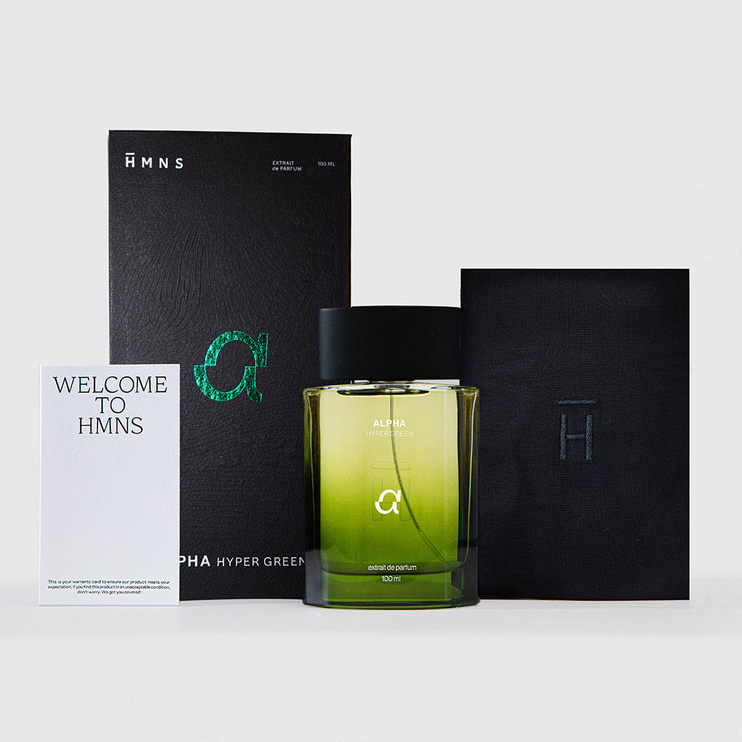 HMNS Alpha Hyper Green Extrait 100 ml – HMNS Perfume