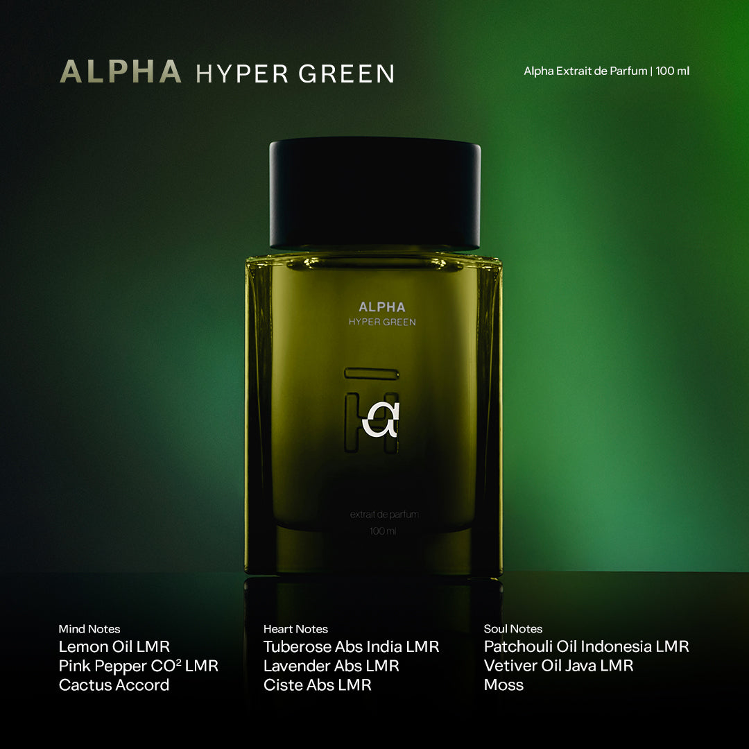 HMNS Alpha Hyper Green Extrait 100 ml – HMNS Perfume